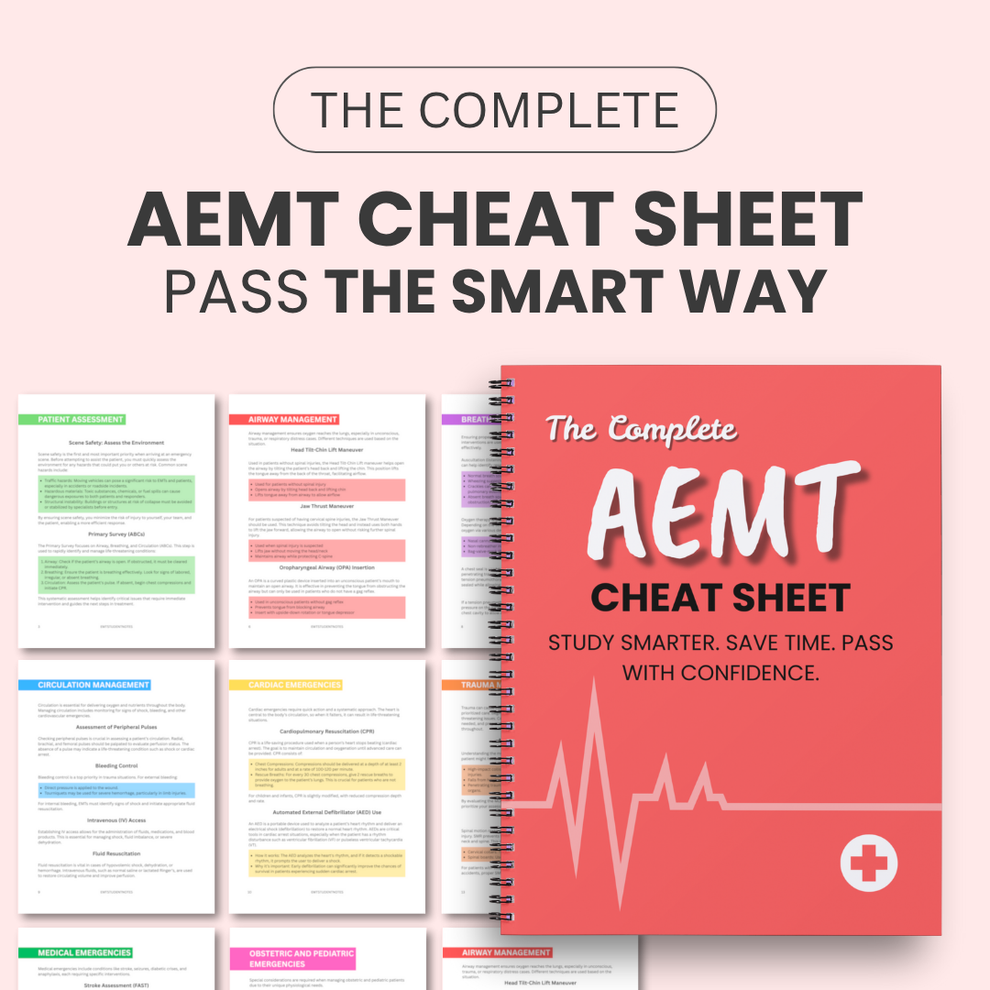 The Complete AEMT Cheat Sheet – EmtStudentNotes